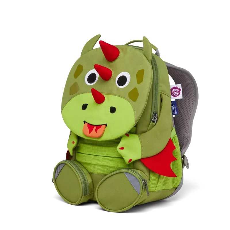 ZAINO LARGE zainetto DRAGO affenzahn SCUOLA MATERNA tempo libero CON ...