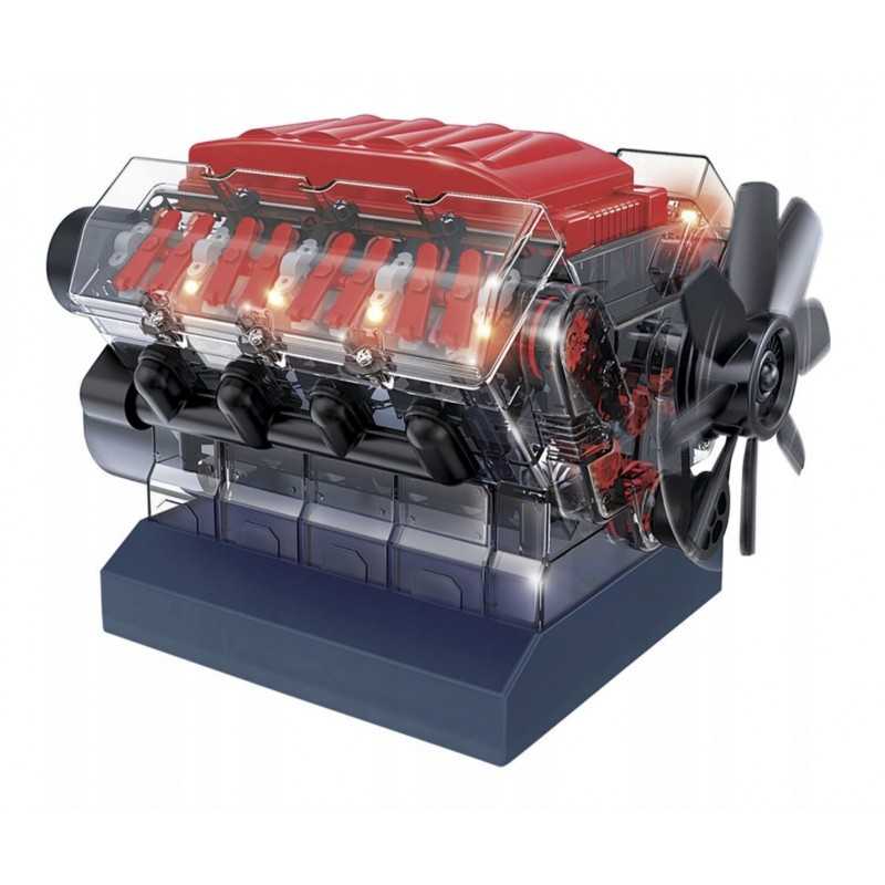 MOTORE V8 da montare AMAZING TOYS stemnex MODEL ENGINE gioco stem ...