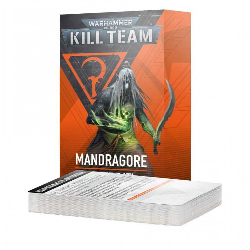 CARTE DATI MANDRAGORE mazzo IN ITALIANO warhammer 40k KILL TEAM età 12+