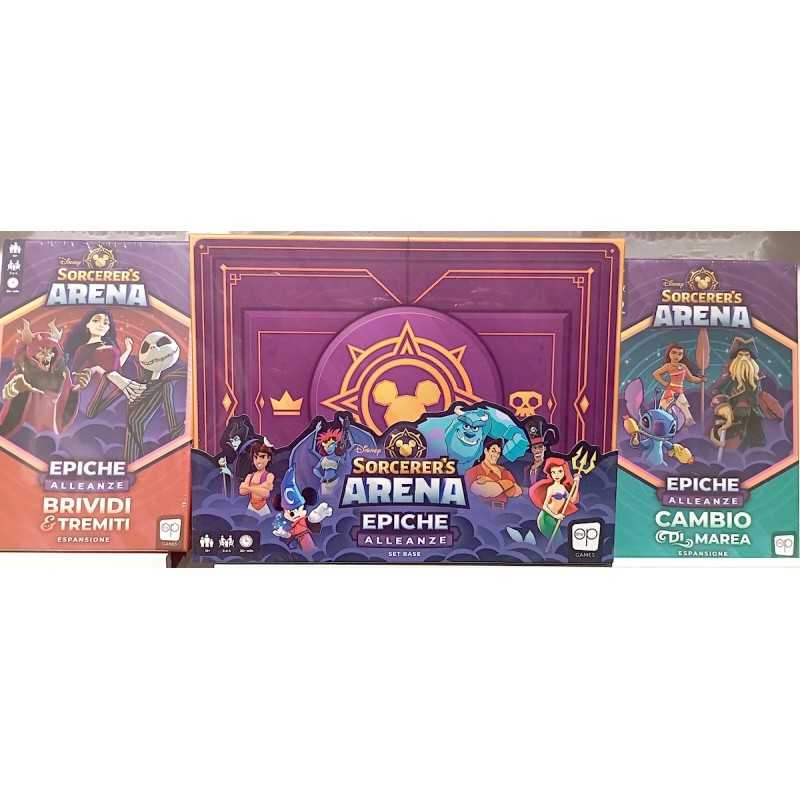 DISNEY SORCERER'S ARENA BUNDLE gioco base + espansioni in italiano ...