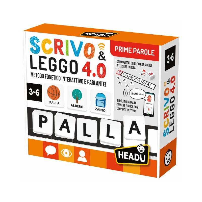 SCRIVO E LEGGO 4.0 gioco educativo HEADU metodo fonetico PRIME PAROLE ...