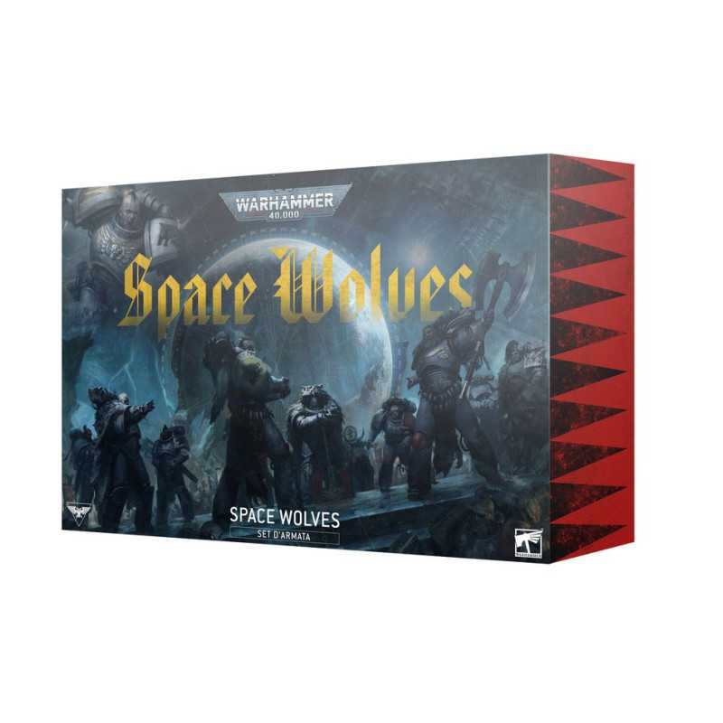 SET D'ARMATA army set SPACE WOLVES warhammer 40k IN ITALIANO età 12+