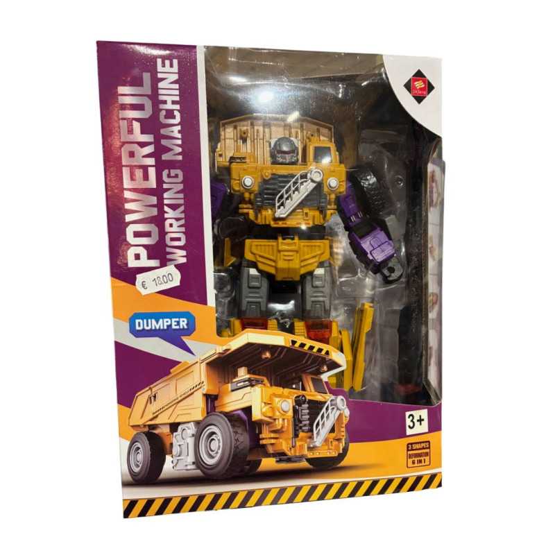 POWERFUL WORKING MACHINE robot DUMPER tranformer MIKADO deformation ...