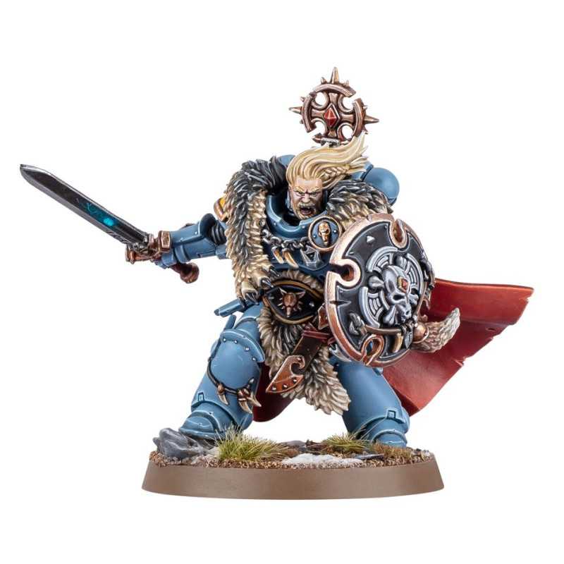 WOLF GUARD BATTLE LEADER capo guerriero SPACE WOLVES guardia del lupo ...