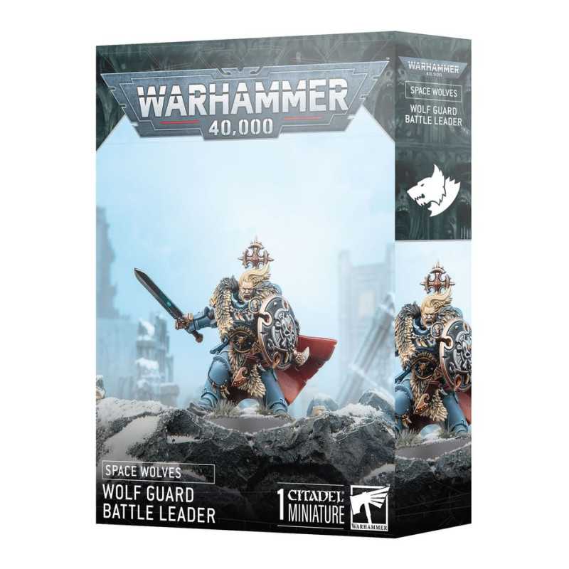 WOLF GUARD BATTLE LEADER capo guerriero SPACE WOLVES guardia del lupo ...