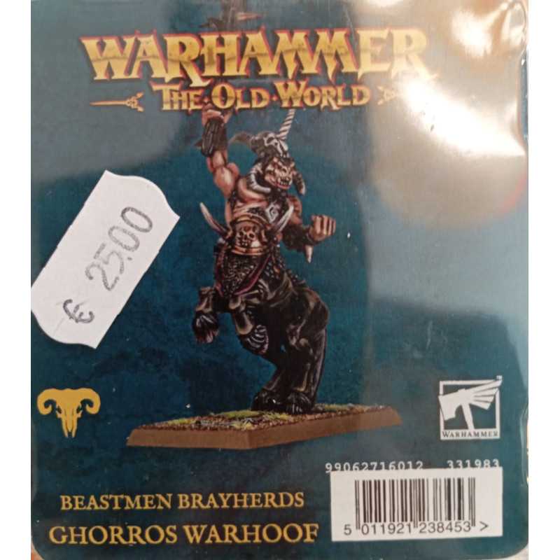GHARROS WARHOOF miniatura BEASTMEN BRAYHERDS warhammer THE OLD WORLD ...