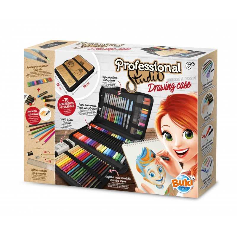 DRAWING CASE set valigetta dei colori PROFESSIONAL STUDIO kit artistico ...
