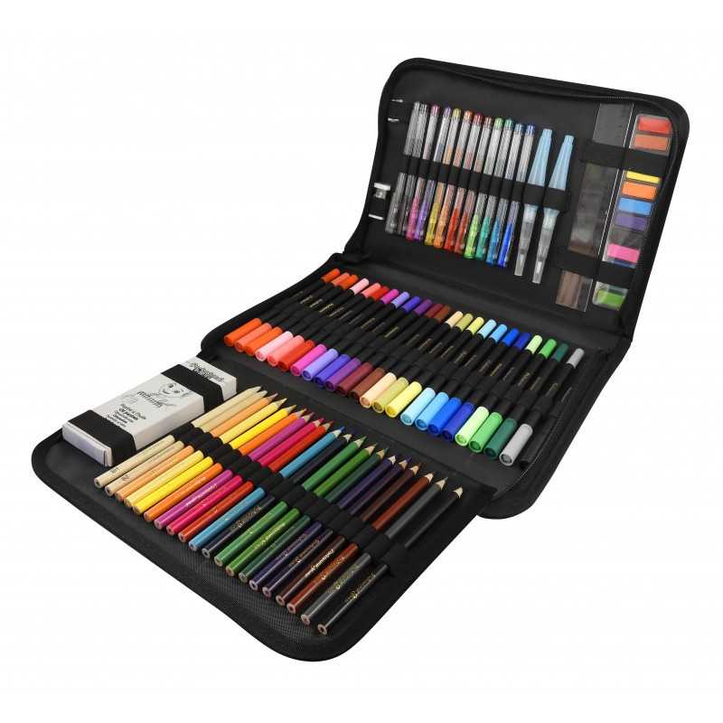 DRAWING CASE set valigetta dei colori PROFESSIONAL STUDIO kit artistico ...