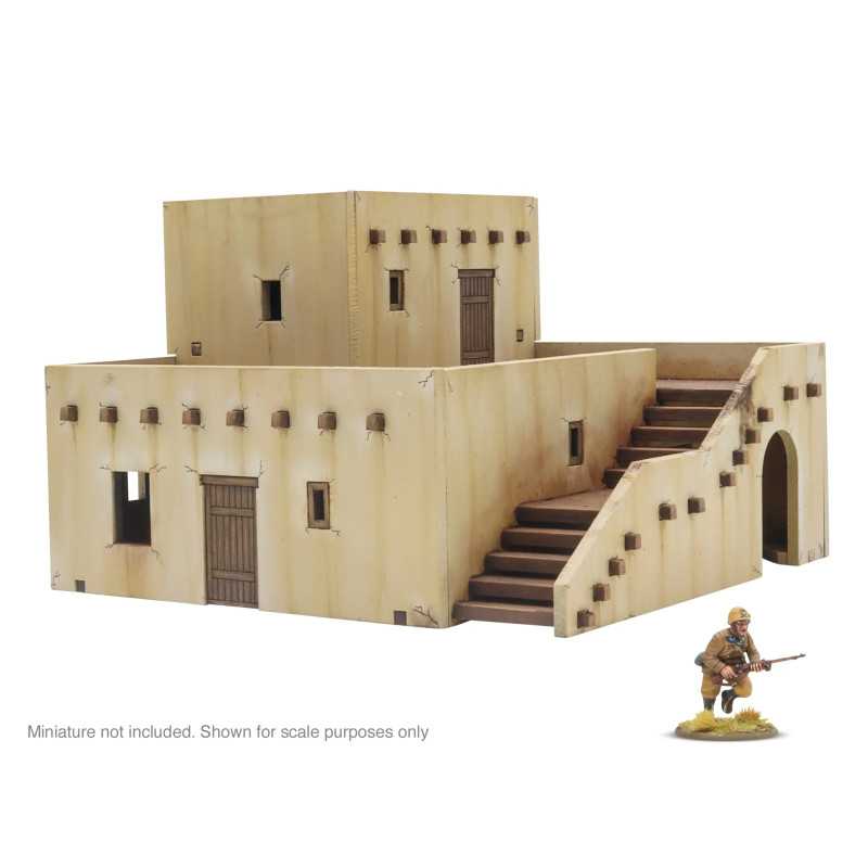 ADOBE BUILDING 1 scenario MDF miniature set EDIFICIO età 14+
