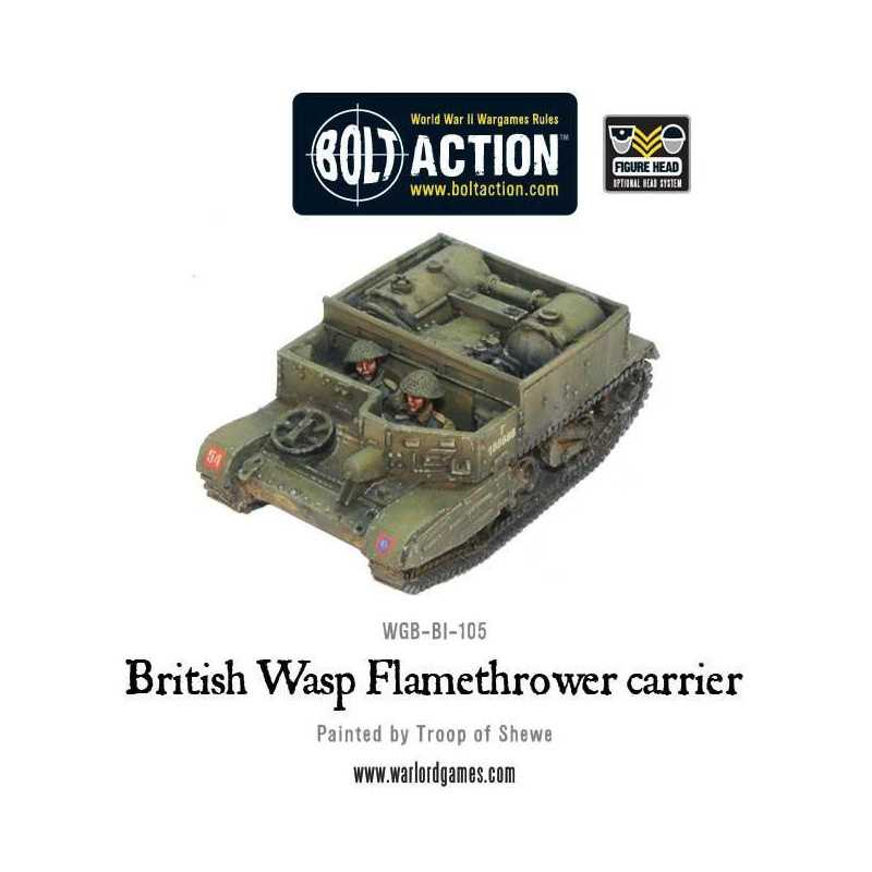 BRITISH WASP FLAMETHROWER CARRIER miniatura BOLT ACTION warlord games ...
