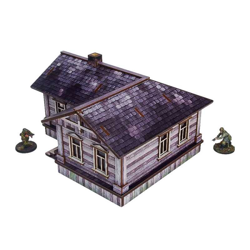 WW2 OSTFRONT VILLAGE IVAN'S HOUSE edificio SCENARIO warlord games BOLT ...