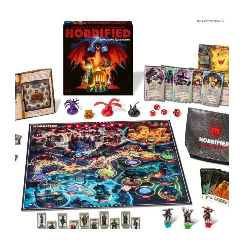 HORRIFIED DUNGEONS & DRAGONS gioco da tavolo DI AVVENTURA ravensburger ...