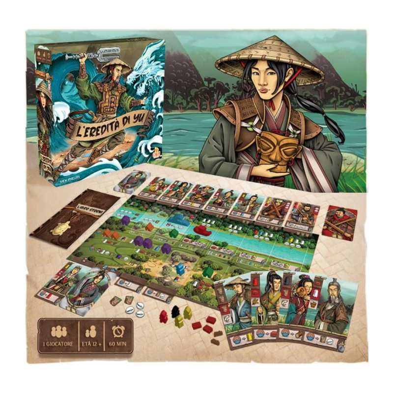 L'EREDITA' DI YU gioco da tavolo SOLITARIO A CAMPAGNA chur games IN ...