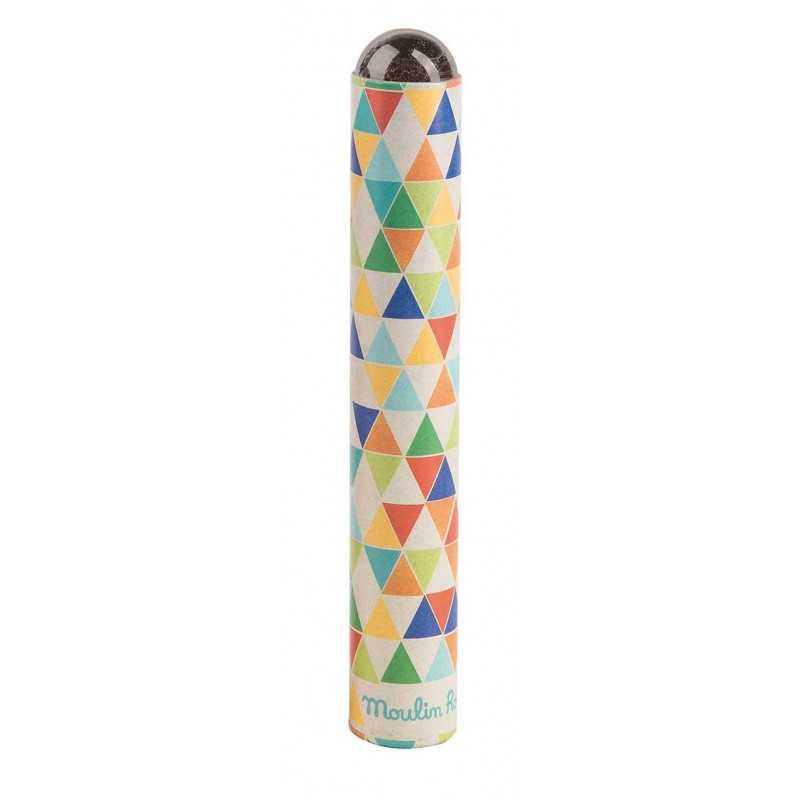 CALEIDOSCOPIO TRIANGOLI kaleidoscope MOULIN ROTY cartone e plastica ETA' 3+