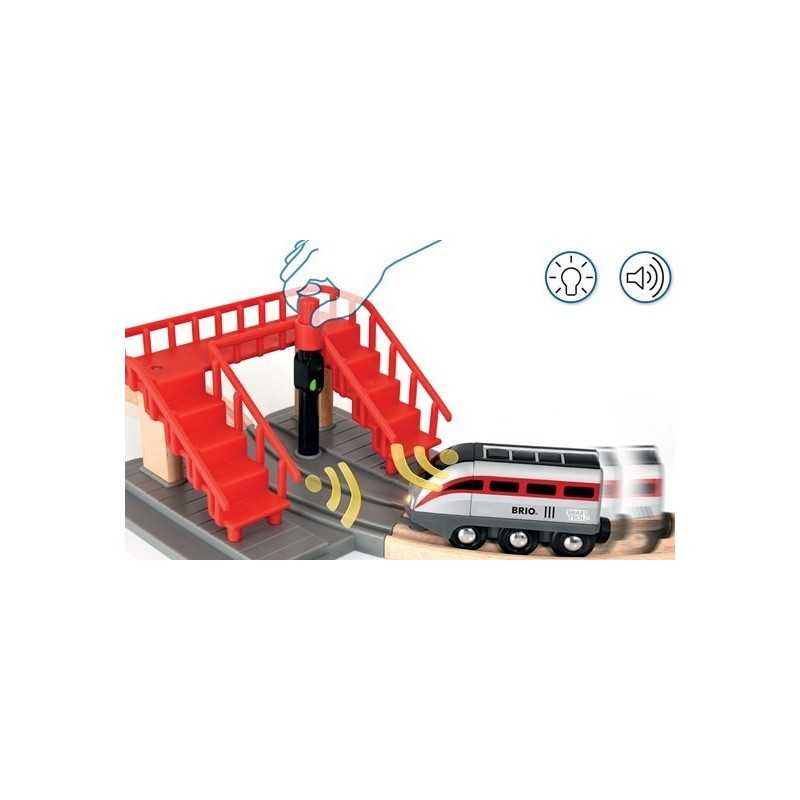 FERROVIA SMART TECH locomotiva e tunnel azione Brio 33873 treno ...