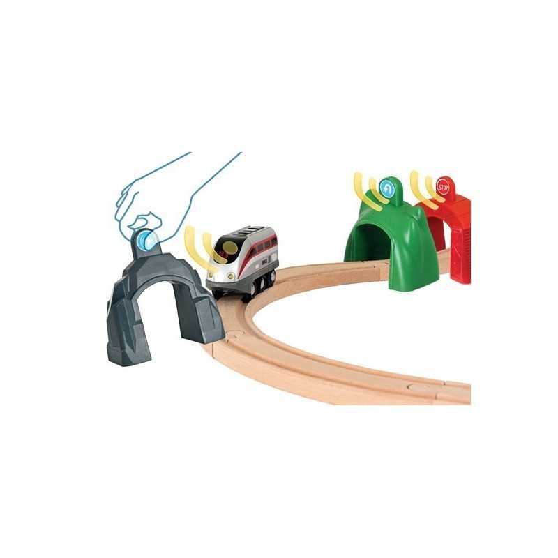 FERROVIA SMART TECH locomotiva e tunnel azione Brio 33873 treno ...