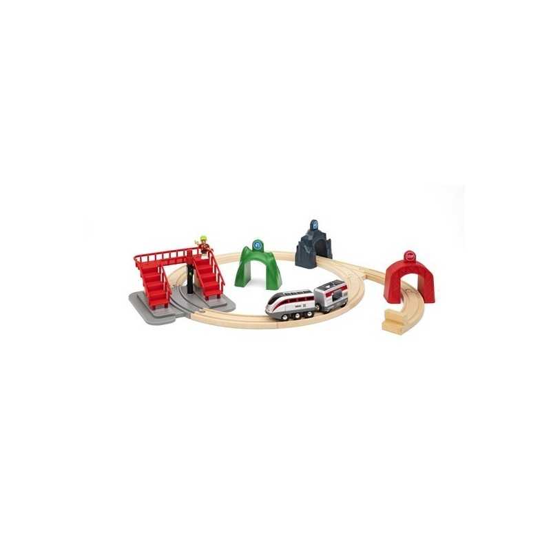 FERROVIA SMART TECH locomotiva e tunnel azione Brio 33873 treno ...