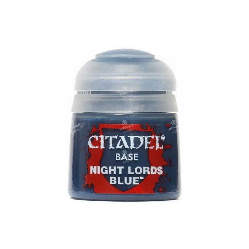 NIGHT LORDS BLUE colore BASE citadel 12ML acrilico BLU opaco