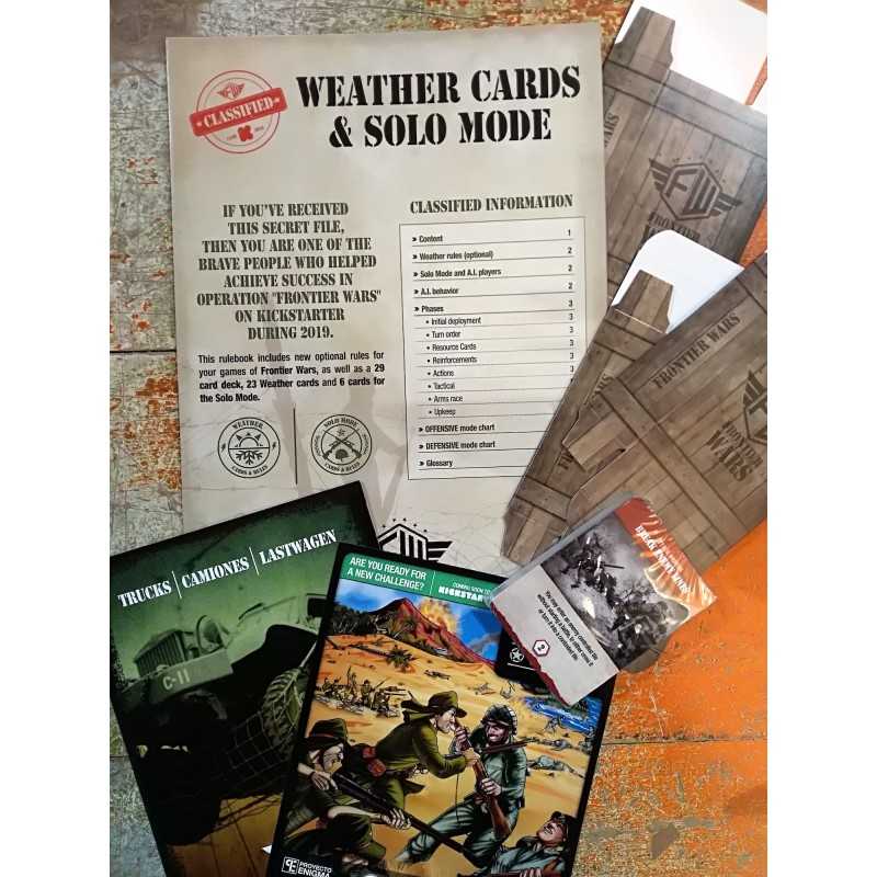 FRONTIER WARS THE BOARDGAME Kickstarter edition including stretch goals ...