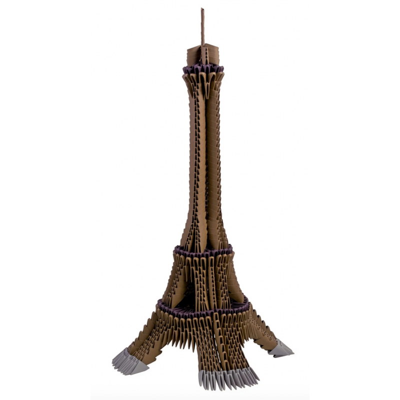 CREAGAMI ART origami 3D TOUR EIFFEL carta da piegare SCULTURA ...
