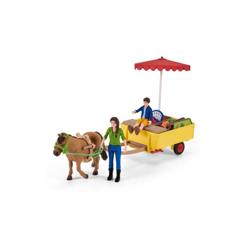 CARRETTO DEL MERCATO ORTOFRUTTA con accessori FARM WORLD miniature in ...