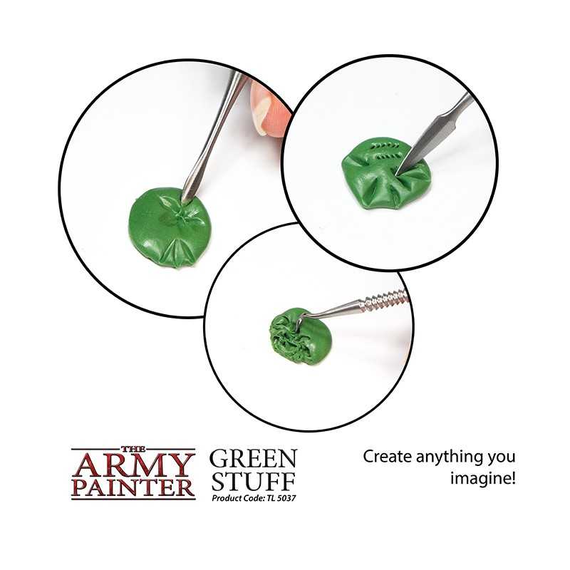 GREEN STUFF materia verde solida BICOMPONENTE modellismo THE ARMY ...