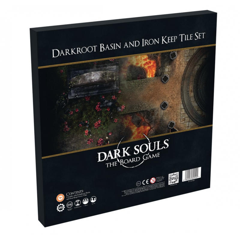 DARK SOULS DARKROOT BASIN AND IRON KEEP TILE SET board game expansion