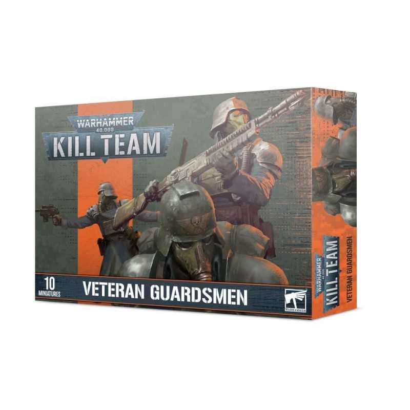 VETERAN GUARDSMEN set di 10 miniature KILL TEAM warhammer 40k GUARDIE ...
