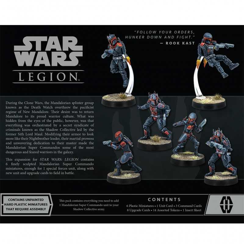 MANDALORIAN SUPER COMMANDOS espansione UNIT EXPANSION star wars LEGION età 14+