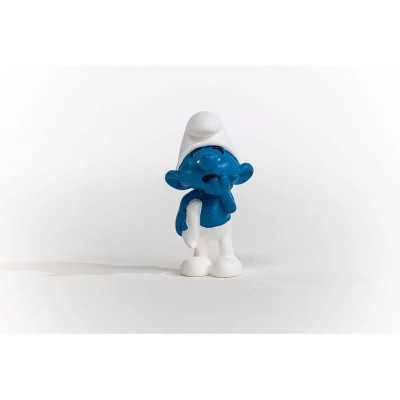 PUFFO DORMIGLIONE originale THE SMURFS puffi SCHLEICH in resina 20838 ...