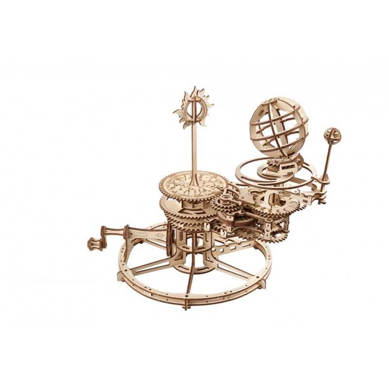 TELLURIO MECCANICO mechanical tellurion IN LEGNO da montare UGEARS ...