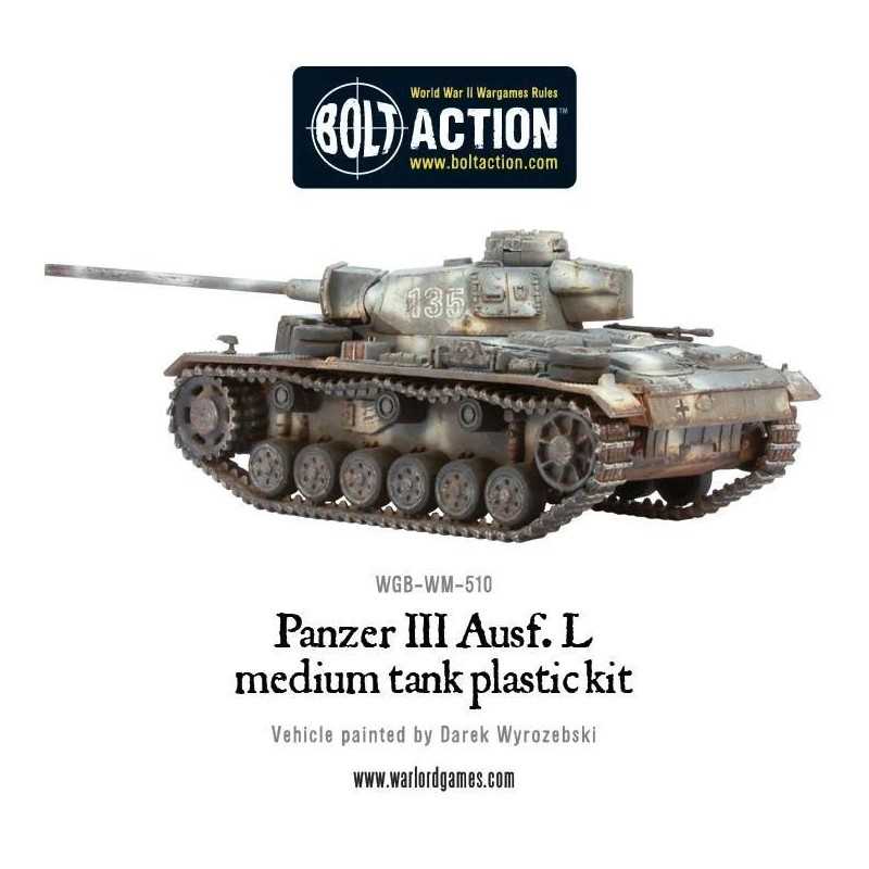 PANZER 3 bolt action WW2 TANK warlord games MINIATURA età