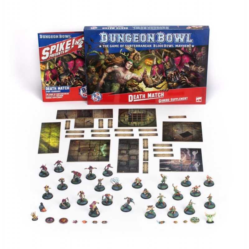 DEATH MATCH gaming supplement DUNGEON BOWL espansione WARHAMMER età 12+