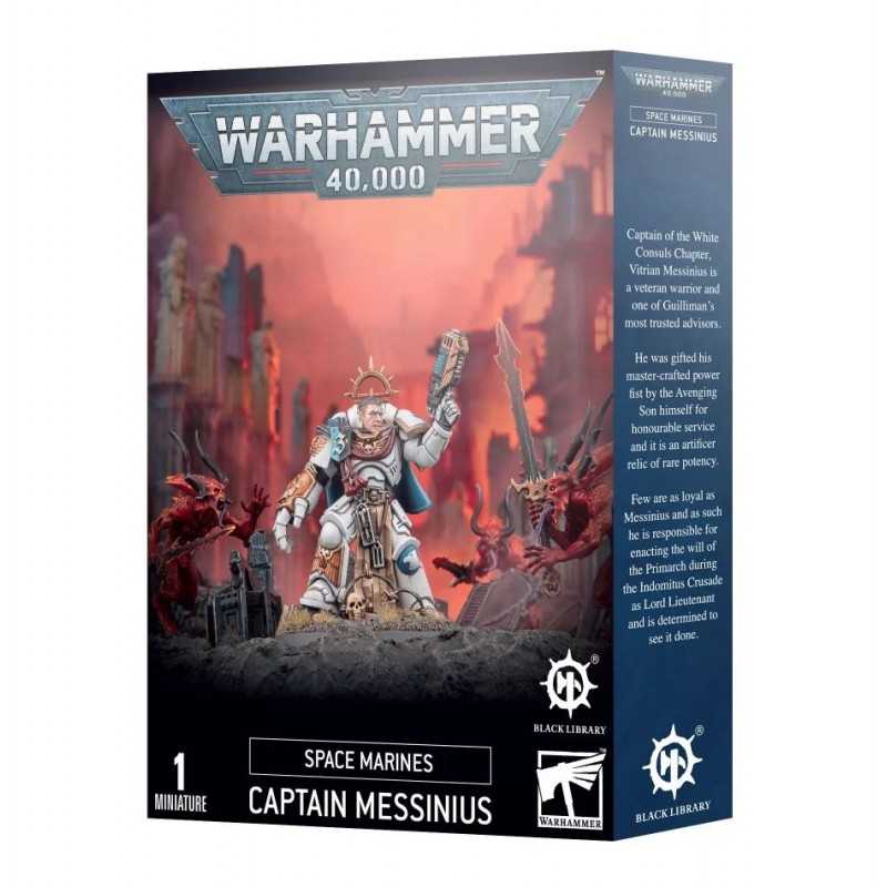 CAPTAIN MESSINIUS miniatura SPACE MARINES warhammer 40k GAMES WORKSHOP ...