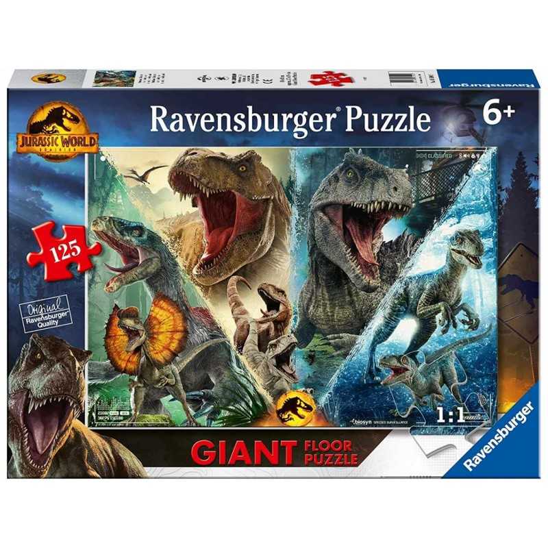 PREDATORI DEL PASSATO ravensburger GIANT FLOOR PUZZLE originale 125 ...