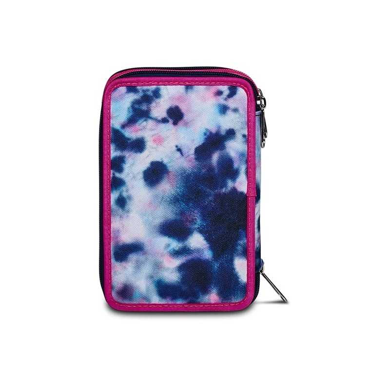ASTUCCIO scuola 3 ZIP seven TRIPLO SCOMPARTO pencil case CLOUDY SHAPES ...