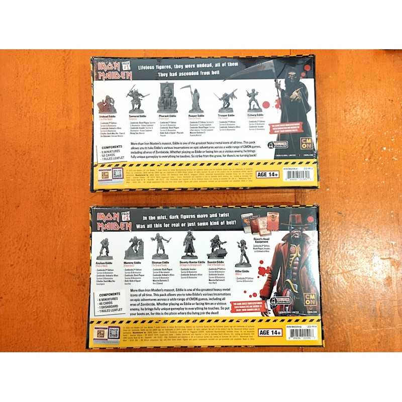 IRON MAIDEN expansions Character Packs for Zombicide Massive Darkness