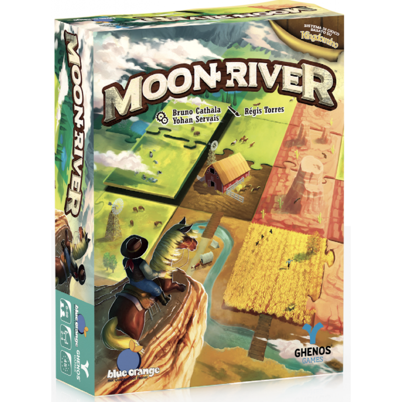 MOON RIVER gioco da tavolo PIAZZAMENTO TESSERE ghenos games IN ITALIANO ...