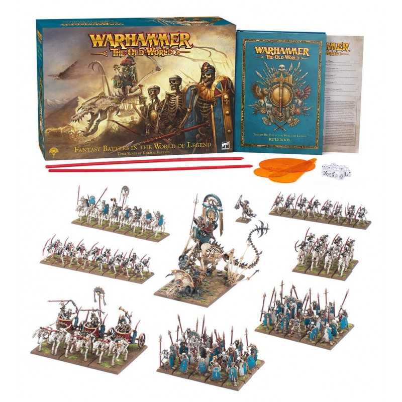 WARHAMMER THE OLD WORLD CORE SET games workshop TOMB KINGS OF KHEMRI ...