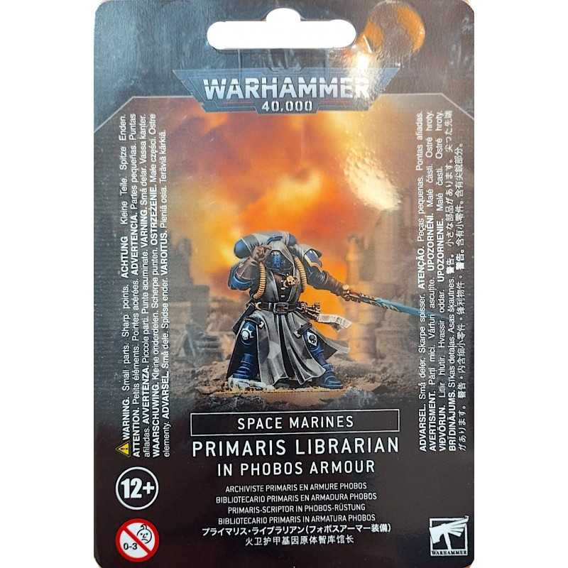 PRIMARIS LIBRARIAN in phobos armour SPACE MARINES miniatura WARHAMMER ...