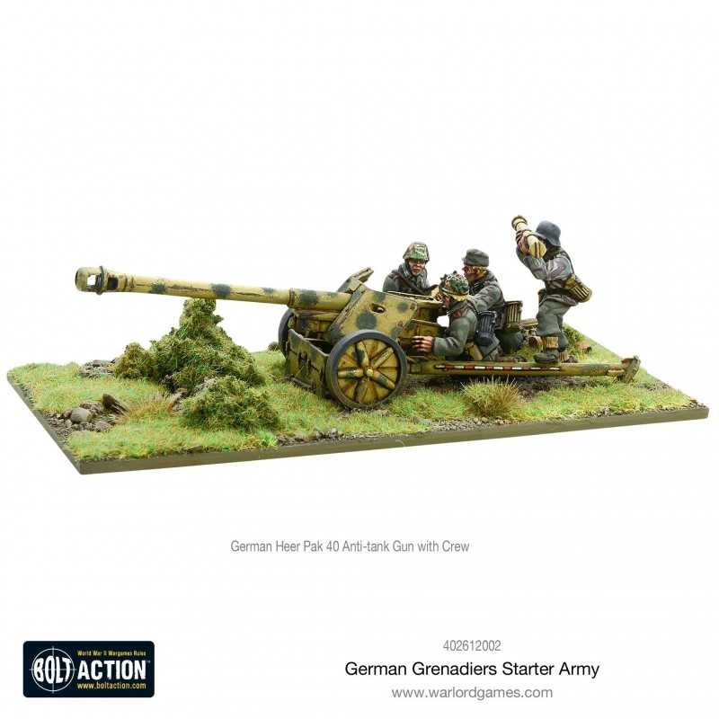 GERMAN GRENADIERS STARTER ARMY set di minature per BOLT ACTION in ...