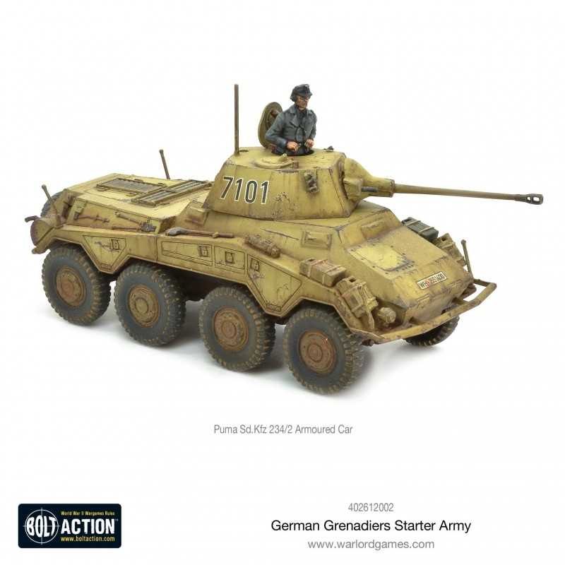 GERMAN GRENADIERS STARTER ARMY set di minature per BOLT ACTION in ...
