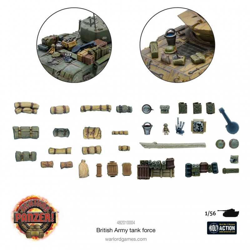 ACHTUNG PANZER box BRITISH ARMY TANK FORCE warlord games IN INGLESE ...