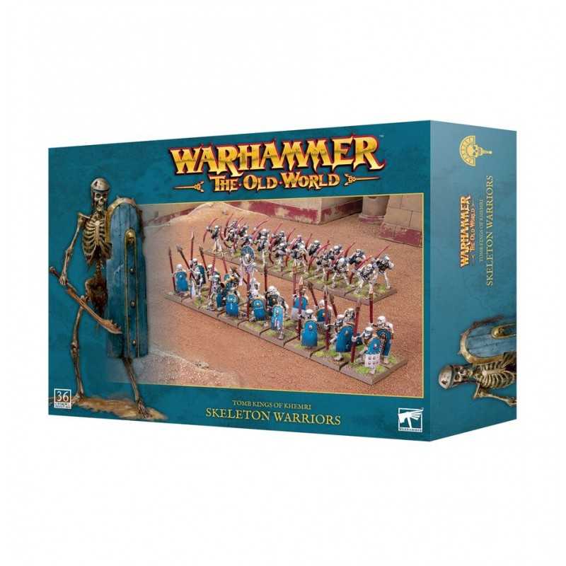 SKELETON WARRIORS set di 36 miniature TOMB KING OF KHEMRI warhammer THE ...
