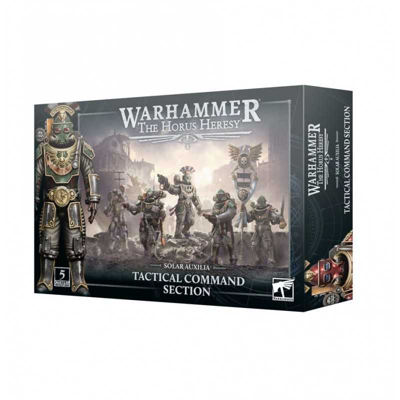 TACTICAL COMMAND SECTION set di 5 miniature SOLAR AUXILIA warhammer THE ...