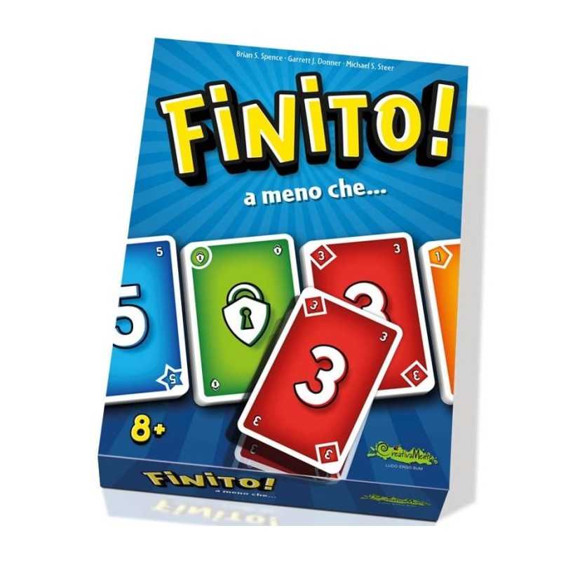 FINITO! gioco da tavolo IN ITALIANO creativamente PARTY GAME età 8+